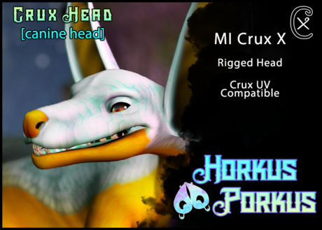 Second Life Marketplace - [HkPk] MI Crux Head - Canine Head